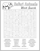 Category: Animals | Word Search Addict